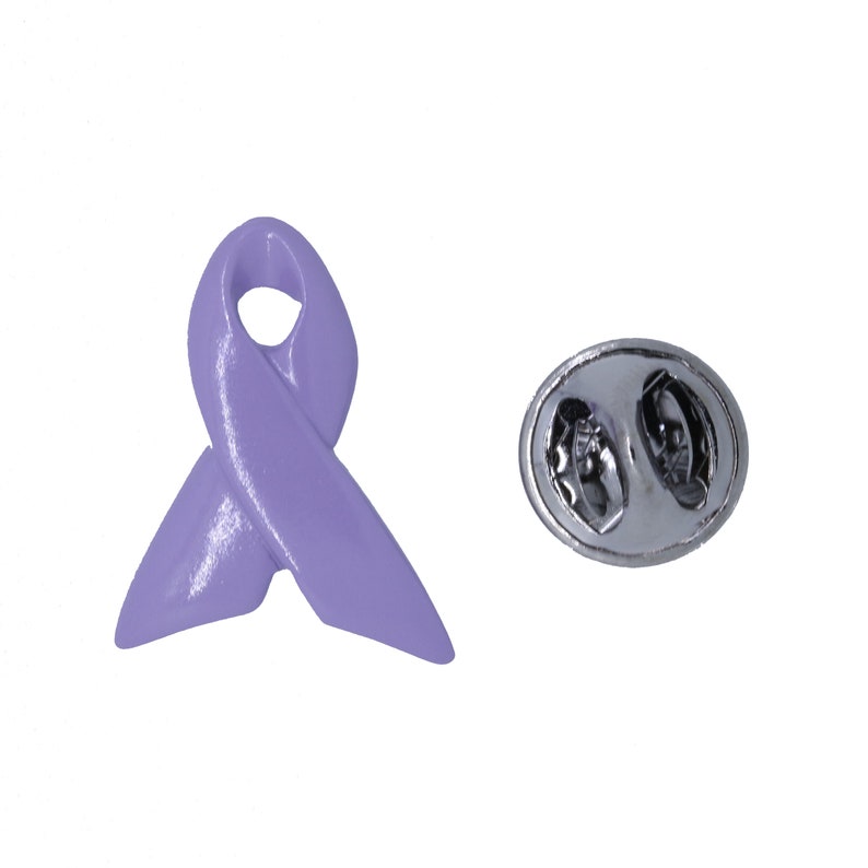 Lavender Ribbon Pin- Raise Awareness for Epilepsy, Foster Care, and ...