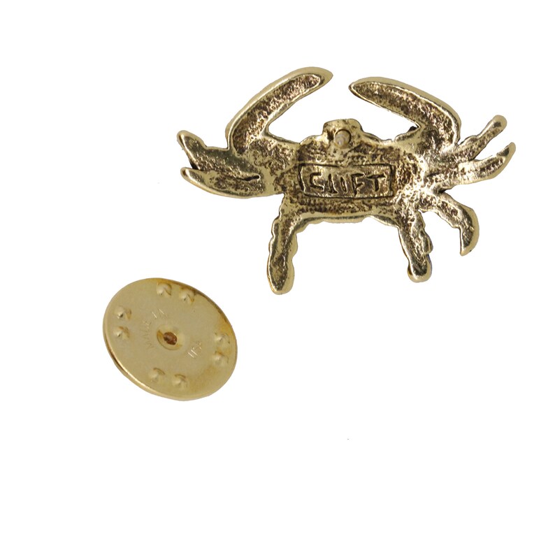 Blue Crab Gold Lapel Pin CC707G Shellfish Fisheries Crabs - Etsy