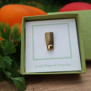 Gold Chef Toque Lapel Pin- CC347G- Chef, Culinary, Cooking, and Sous ...