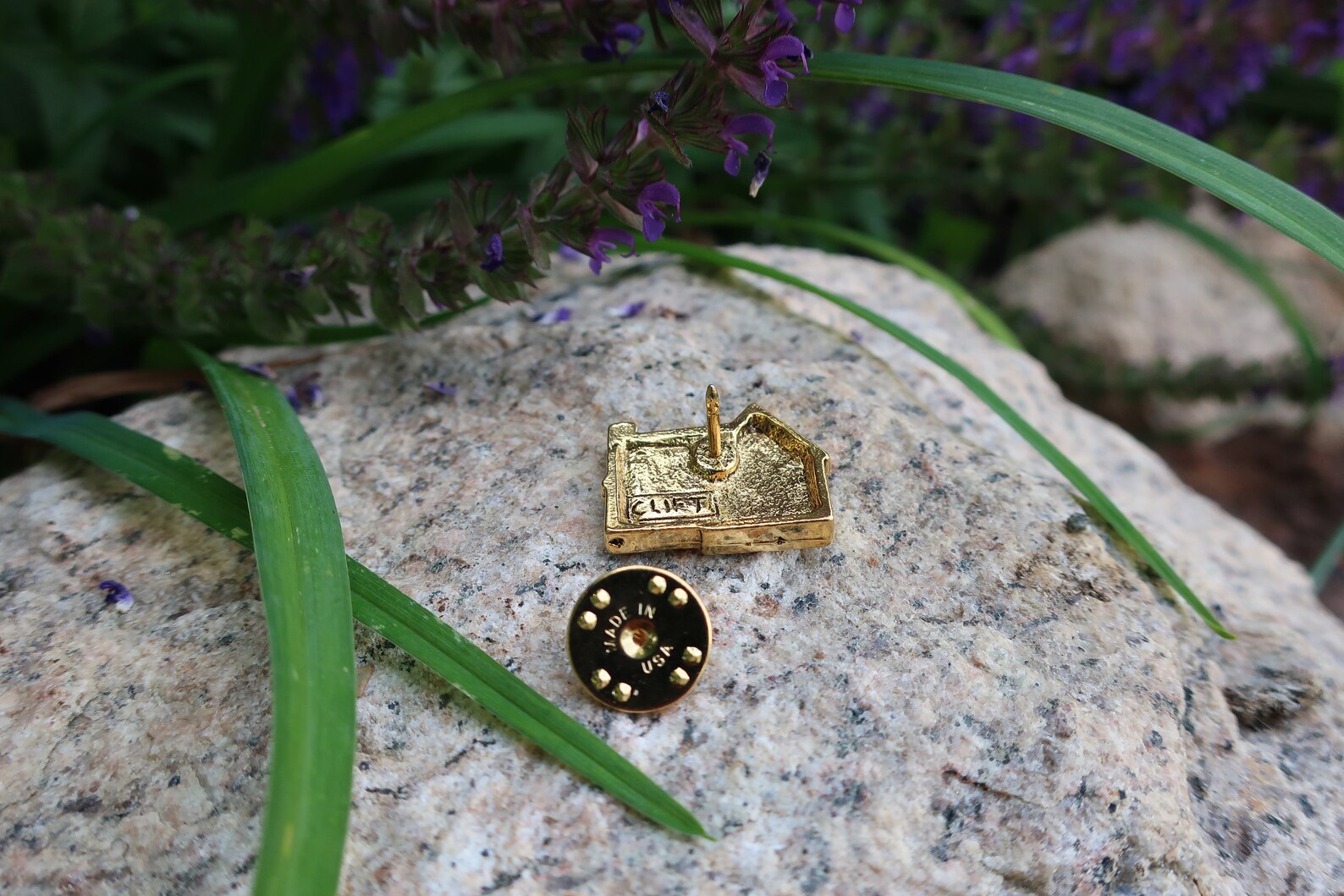 Gold House Lapel Pin CC613G House Home Realty and House | Etsy