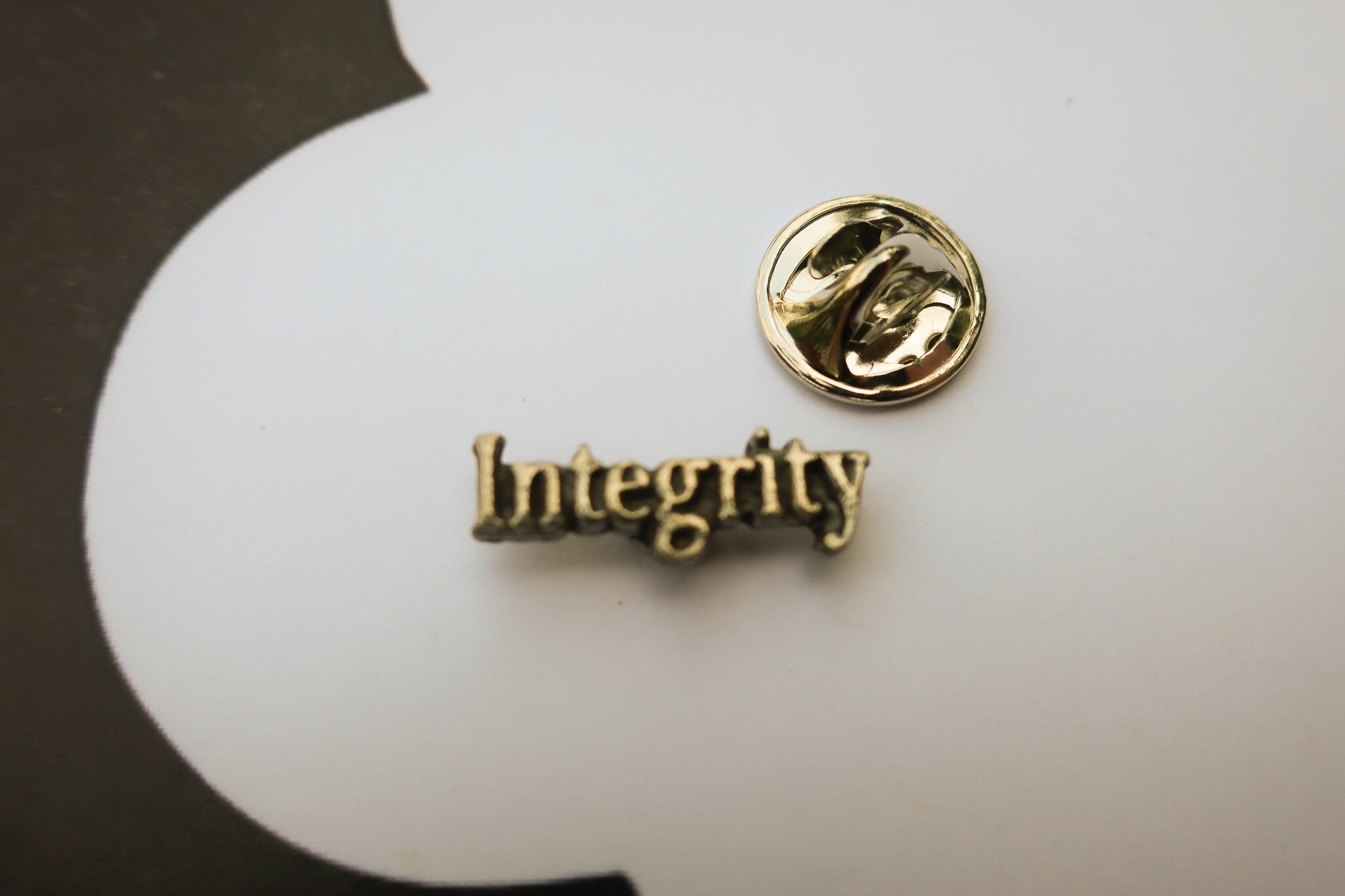 Integrity Lapel Pin CC404 Employee and Student Recognition | Etsy