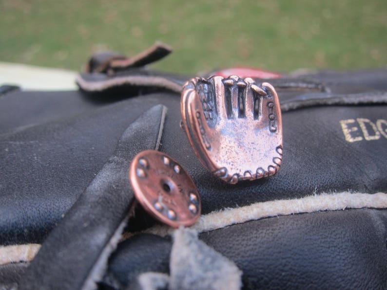 Copper Baseball Glove Lapel Pin CC160C Baseball Baseball | Etsy