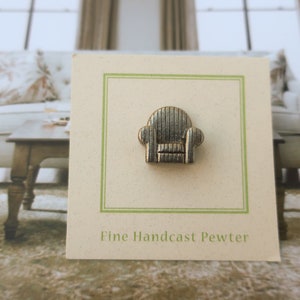 Comfy Chair Lapel Pin - CC148- Furniture and House, Home Lapel Pins - Etsy