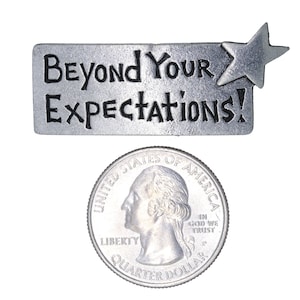 Beyond Your Expectations Lapel Pin- CC582- Exceeding Expectations ...