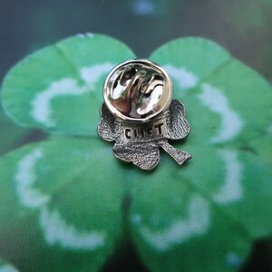Four Leaf Clover Lapel Pin - CC422- Good Luck Charm- Luck of the Irish ...
