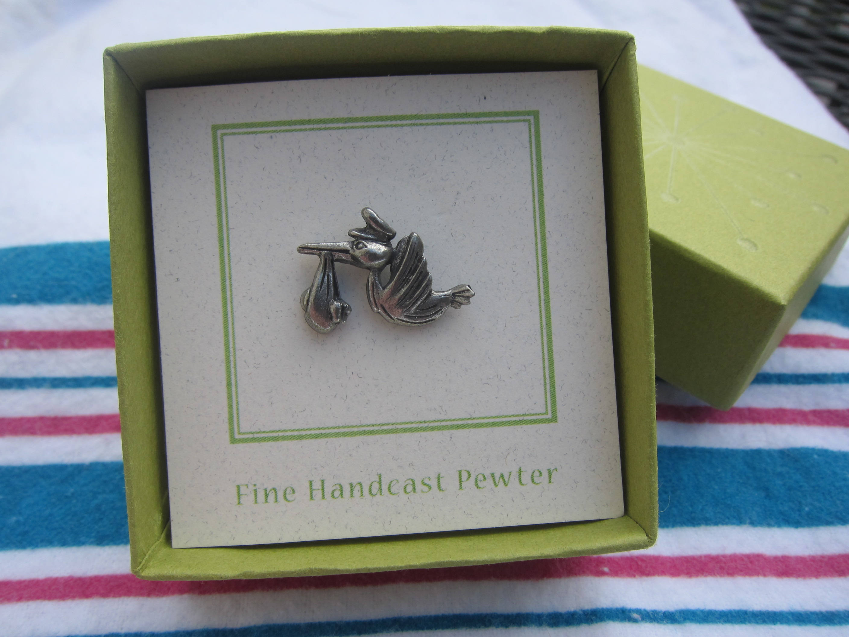 Stork Lapel Pin - CC552- Baby Shower Gifts and Pins - Etsy