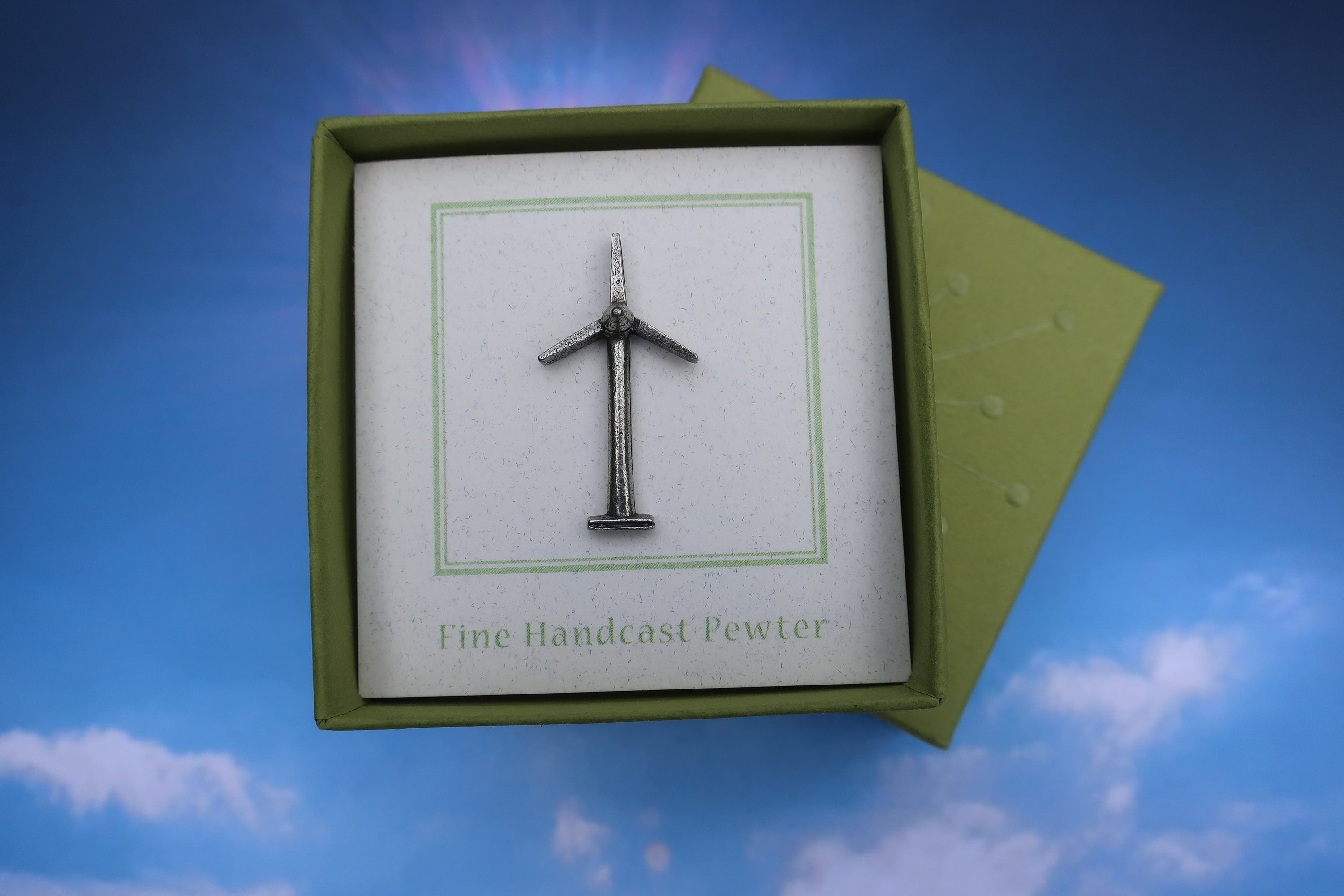 Wind Turbine Lapel Pin - CC387- Clean Energy, Solar Energy, Wind Energy ...