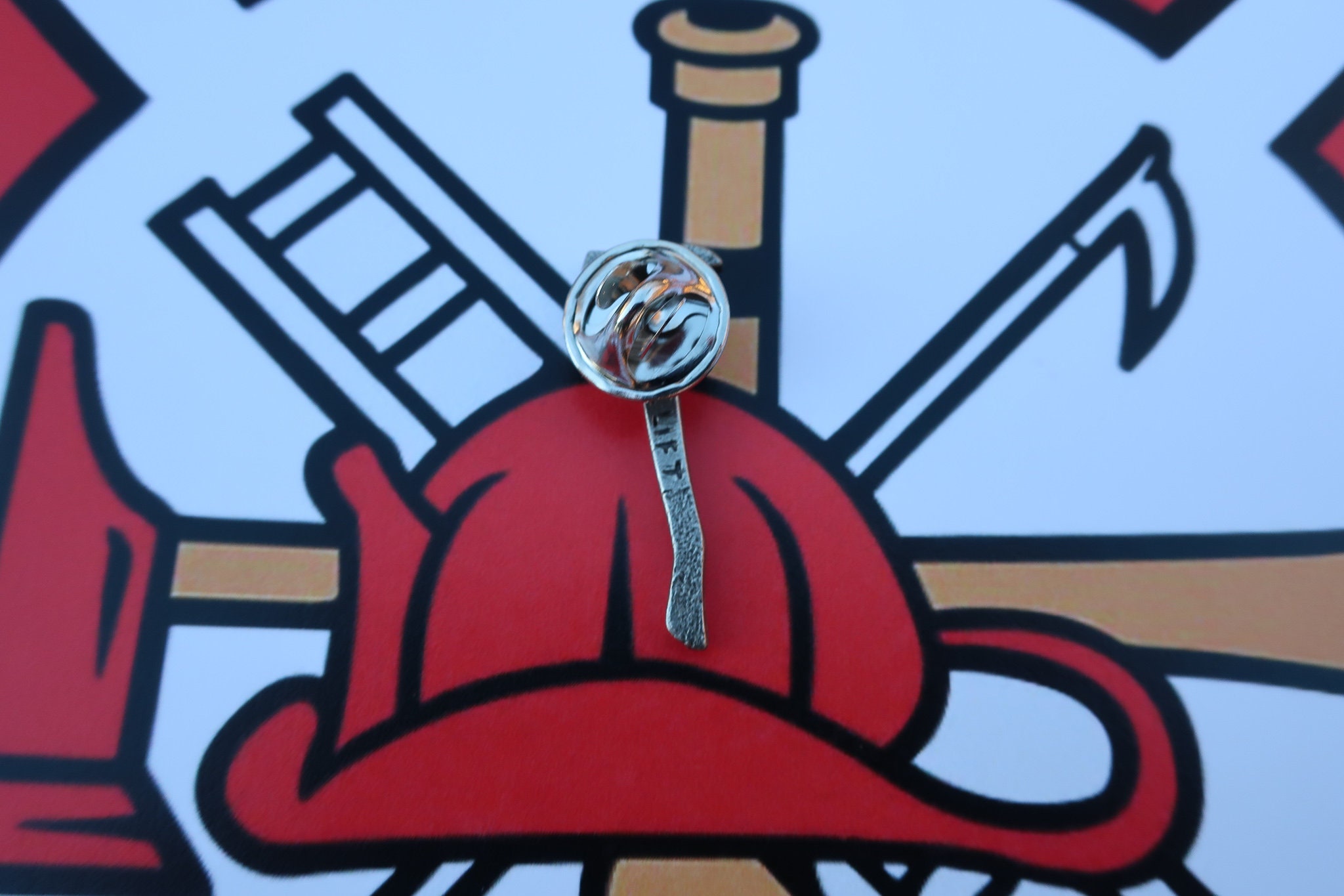 Fireman's Axe Pewter Lapel Pin CC462 Fireman Fire - Etsy