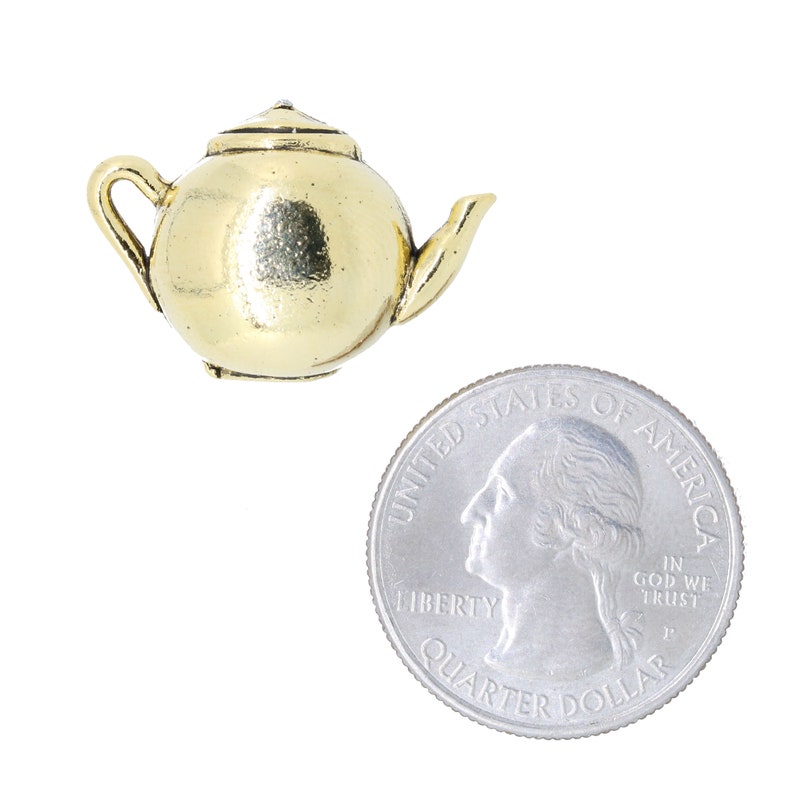Gold Teapot Lapel Pin CC146G Tea Tea Time Tea Party - Etsy