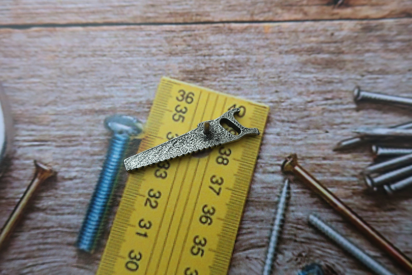Saw Lapel Pin - CC143- Saw, Tools, Carpenter, Handy Man, and ...