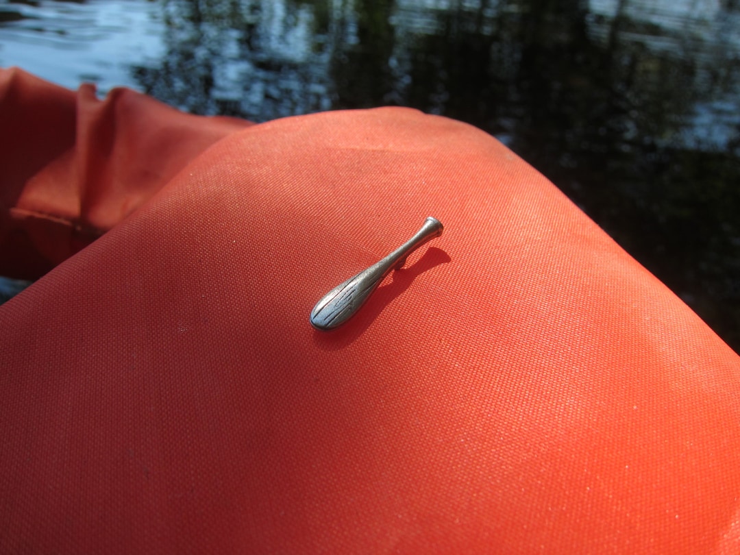 Canoe Paddle Lapel Pin CC524- Camping, Paddling, and Adventure Lapel ...