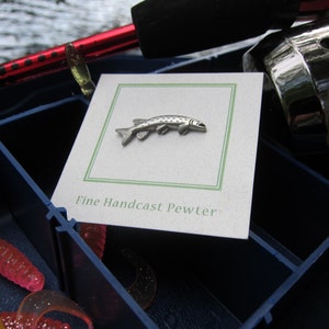 Pike Lapel Pin - CC128- Fish and Fishing Pins and Gifts - Etsy