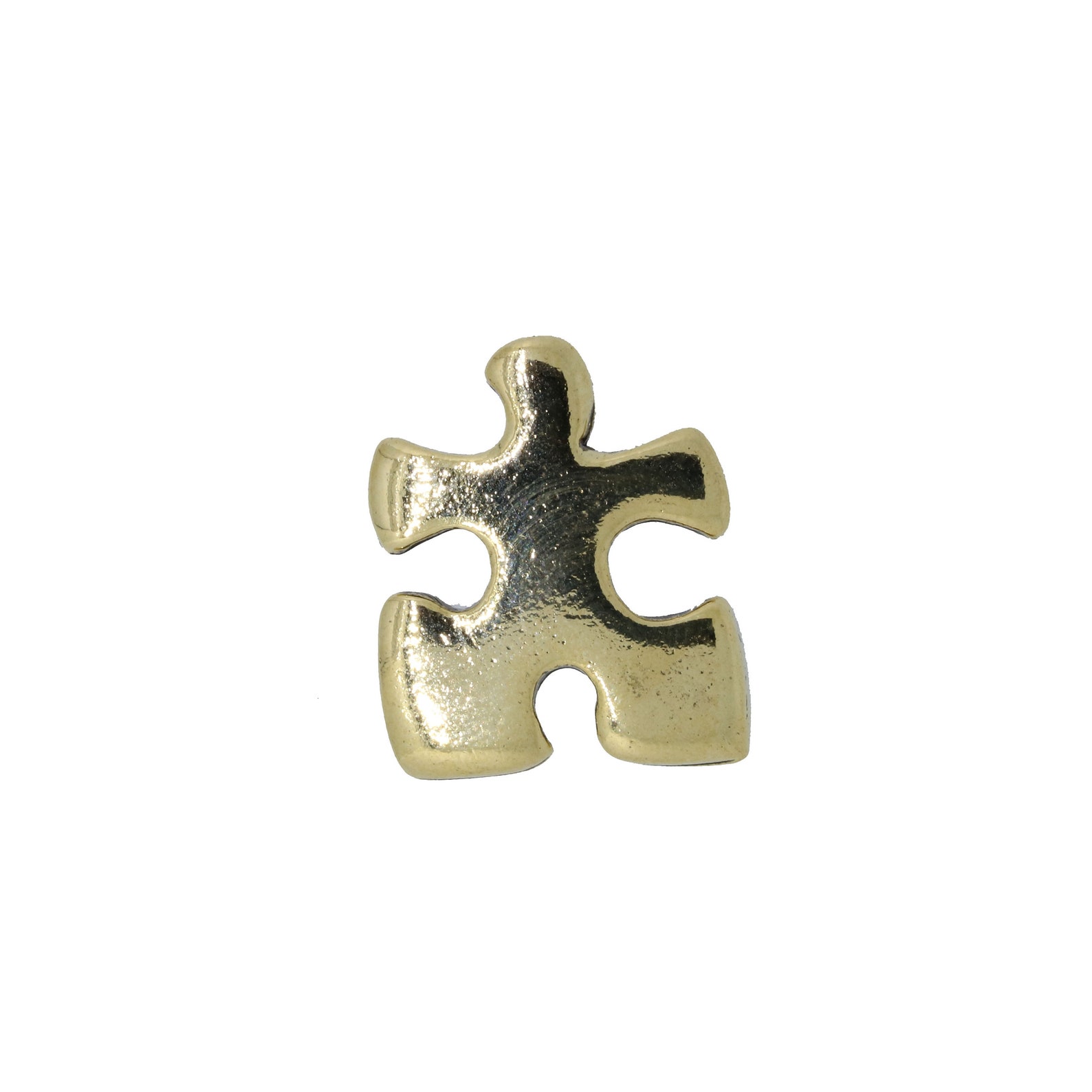 Gold Puzzle Piece Pin CC372G Puzzle Piece Jigsaw Puzzle - Etsy