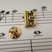C-clef Lapel Pin - CC561G- C Clef, Soprano Clef, Alto Clef, Music ...