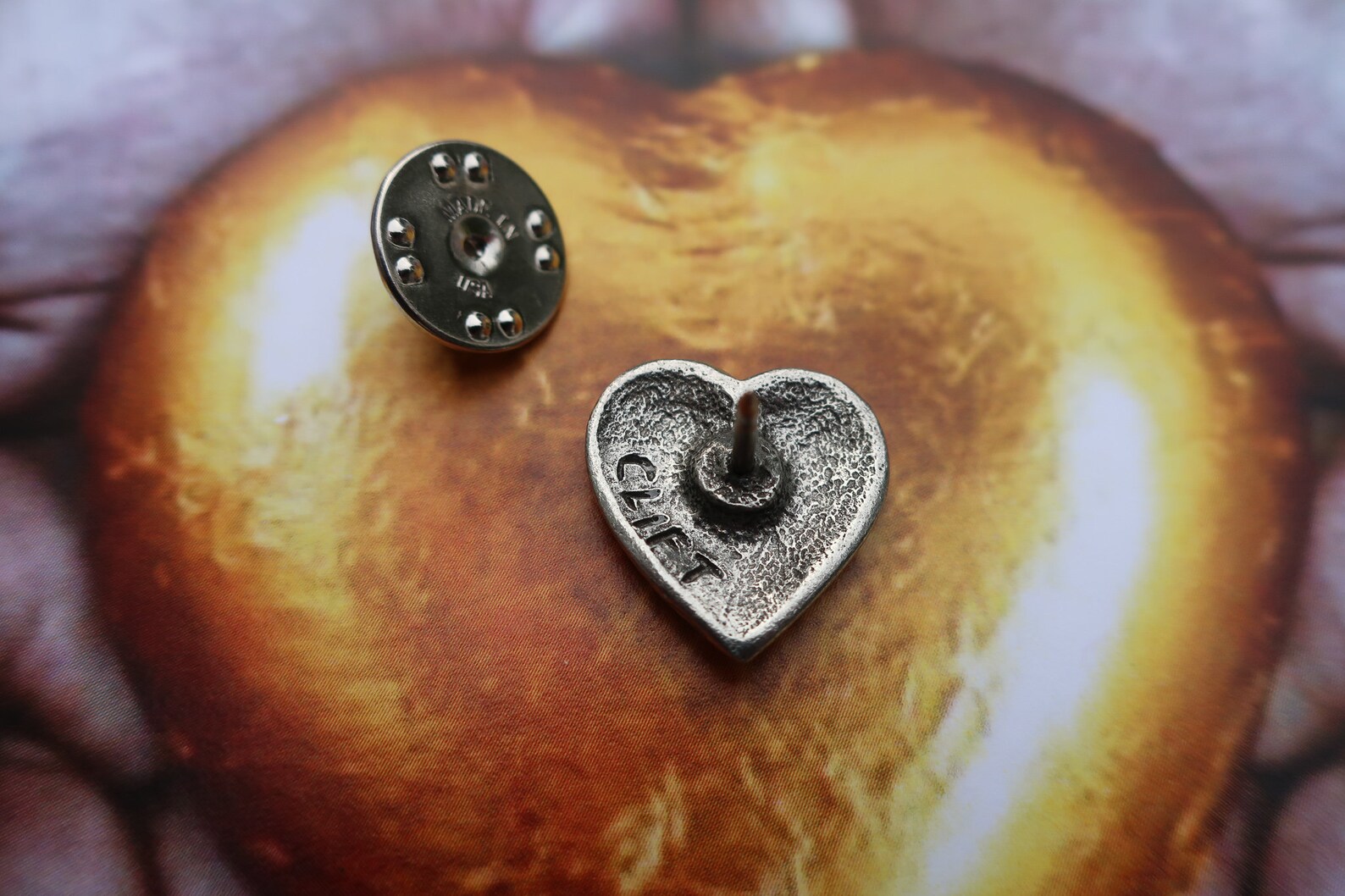 Heart of Gold Lapel Pin - CC506- Kind, Compassionate, Caring Pins - Etsy
