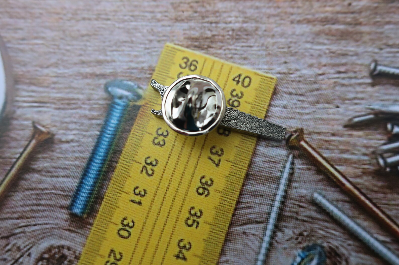 Saw Lapel Pin CC143 Saw Tools Carpenter Handy Man and - Etsy