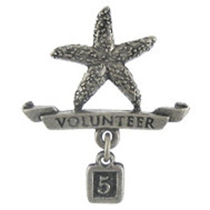 Volunteer Starfish Lapel Pin - CC548 - Etsy