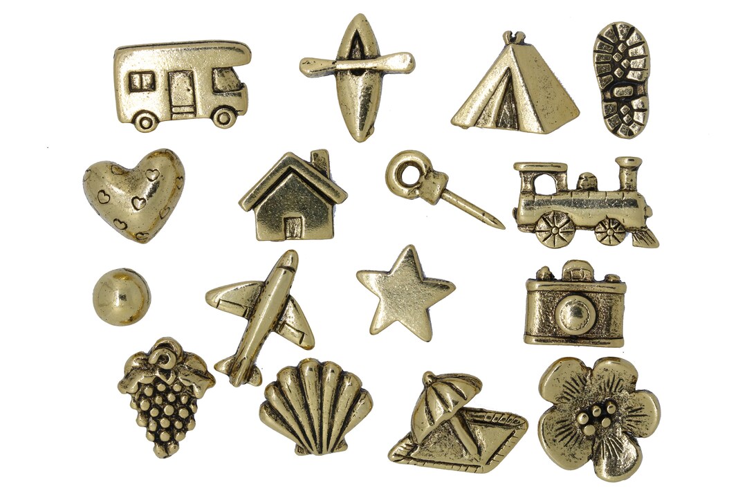 Custom Assortment of Map Pins- You Choose Your 10 Pins and the Finish ...