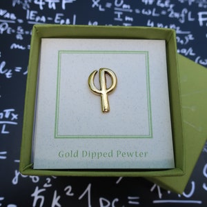 Golden Ratio Gold Lapel Pin- CC584G- Golden Ratio, Math, Mathematics ...
