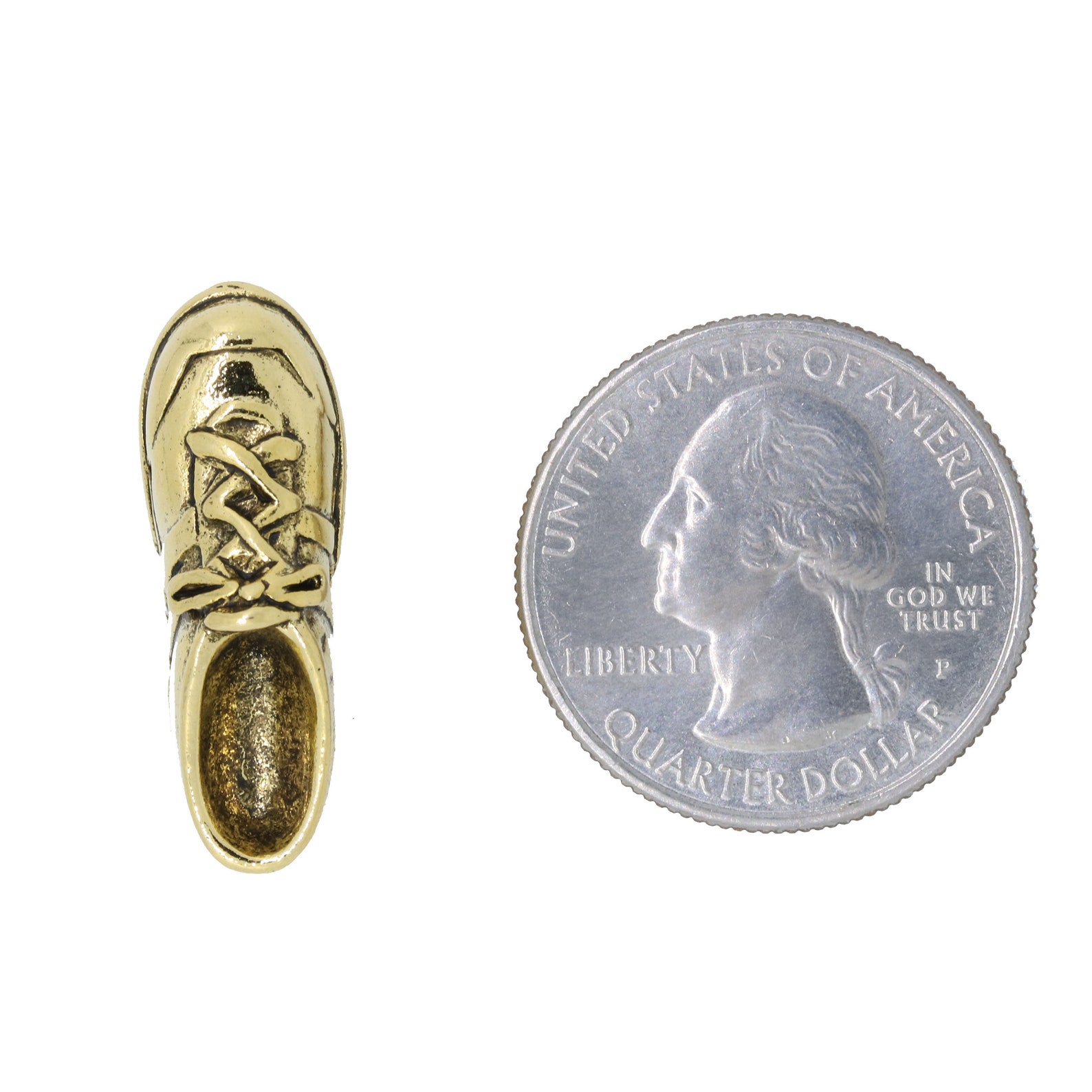 Sneaker Gold Dipped Pewter Lapel Pin - CC224G- Running and Marathon ...