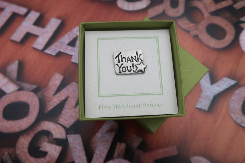 Thank You Lapel Pin CC555 Thank You Grateful Appreciation - Etsy Canada