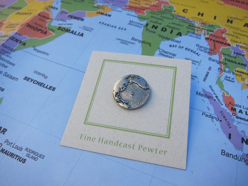 Pacific Rim Lapel Pin CC290 Pacific Ocean Pacific Basin | Etsy