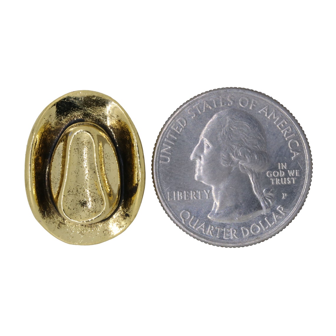 Gold Cowboy Hat Lapel Pin-cc451g Cowboy Rodeo Cowgirl - Etsy