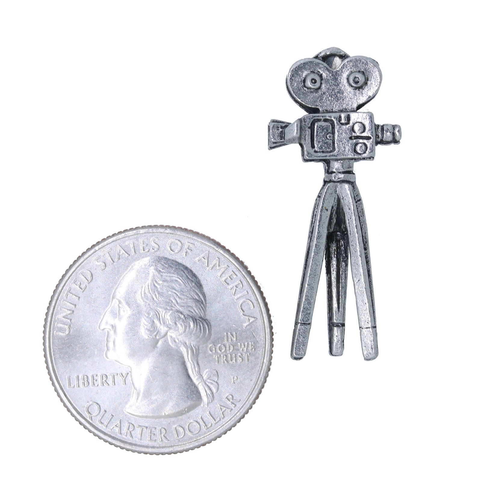 Movie Camera Lapel Pin CC201 Movies Cinema Theatre Film - Etsy