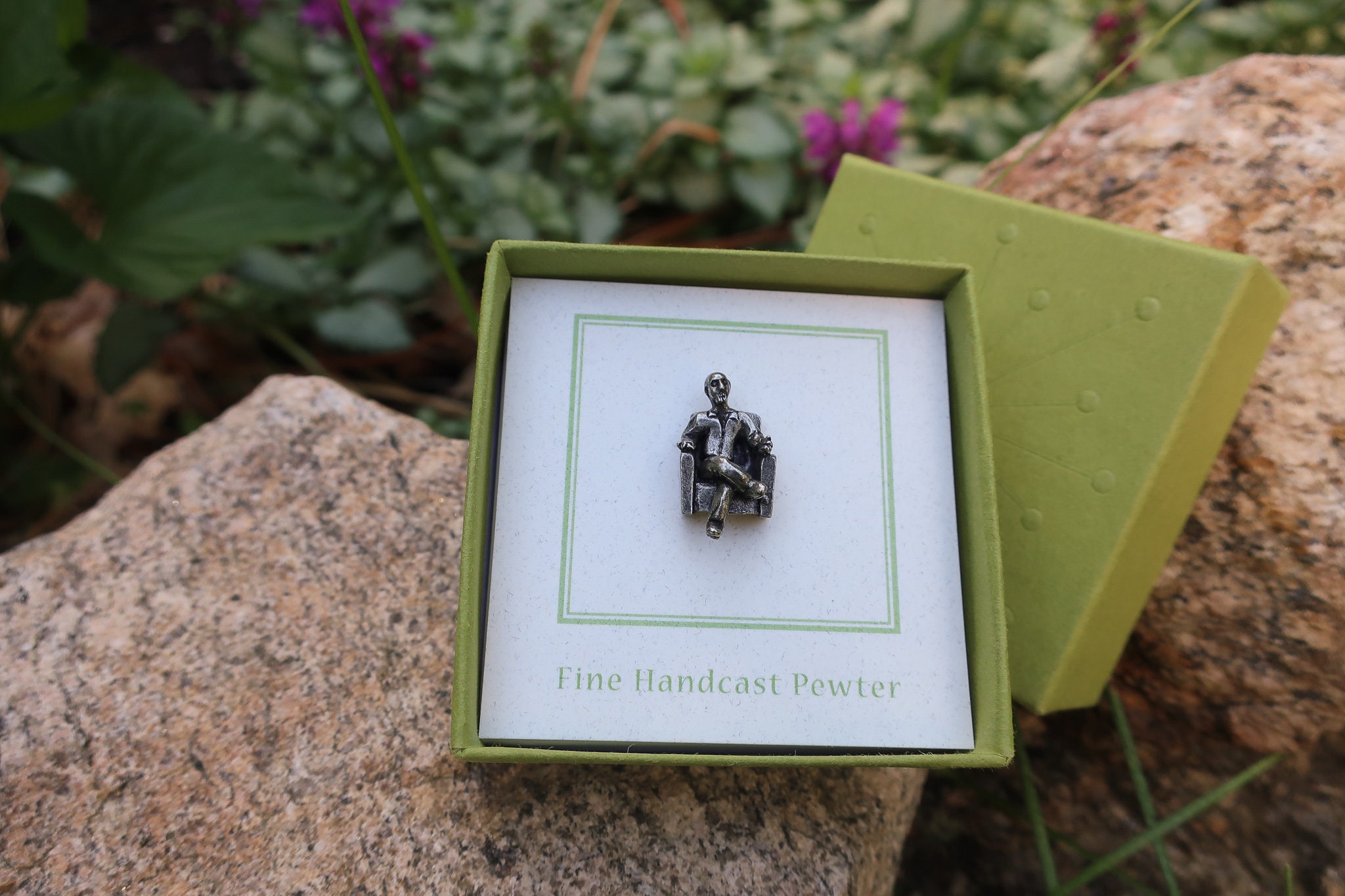 Guy in Chair Pewter Lapel Pin- CC335- Men, Man, Relax, and Chair Pins ...