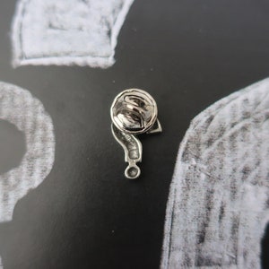 Question Mark Pewter Lapel Pin- CC647- Question, Punctuation ...