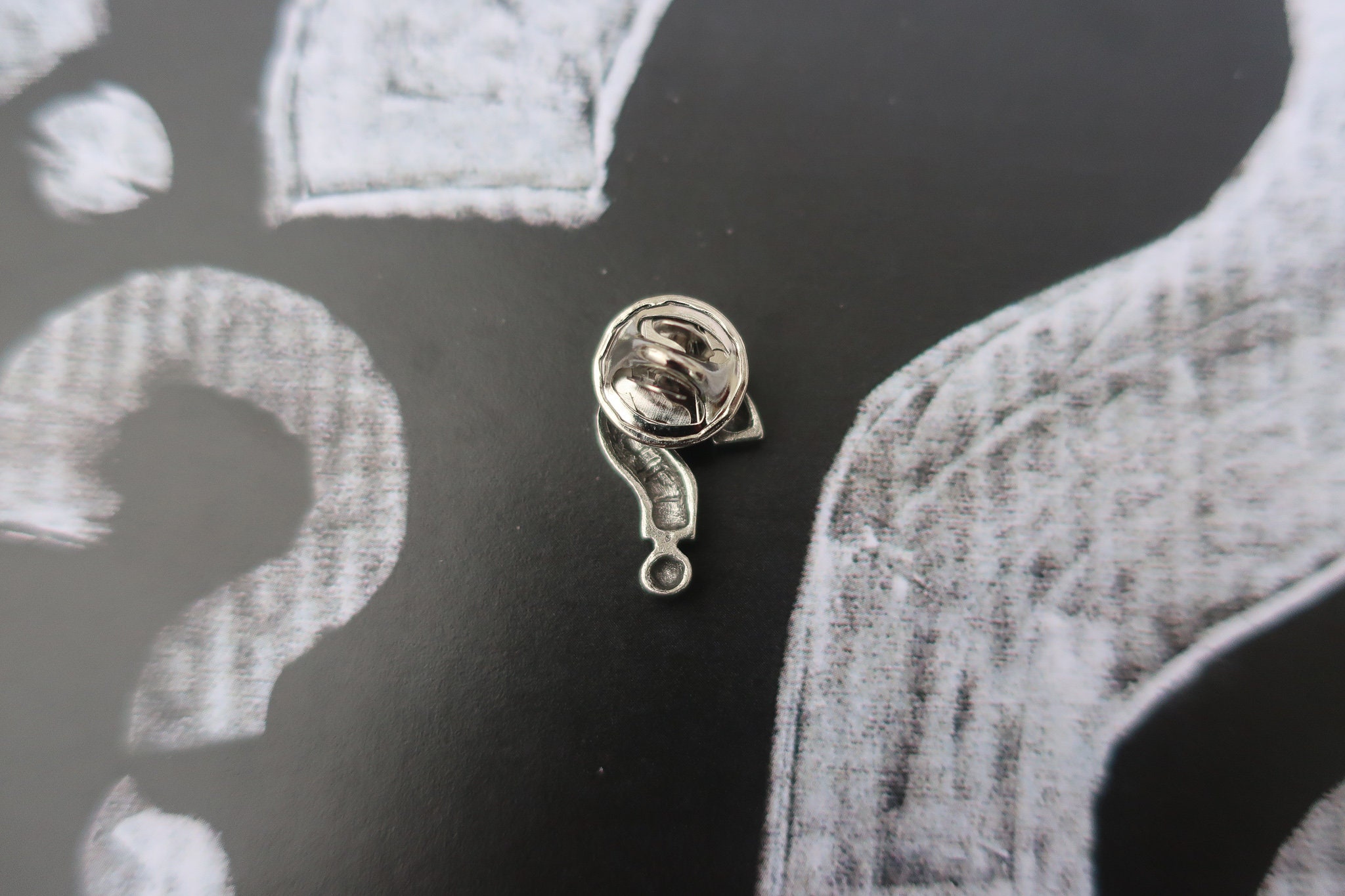 Question Mark Pewter Lapel Pin CC647 Question Punctuation | Etsy