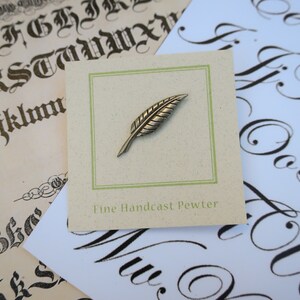 Quill Lapel Pin - CC267- Writing and Literature Gifts, Literacy ...