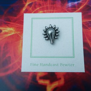 Lightbulb Lapel Pin - CC164- Electric, Electricity, Bright Idea, Idea ...