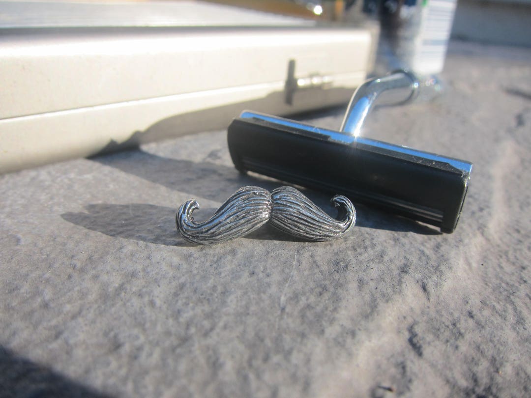 Moustache Lapel Pin- CC624- Mustache, Movember, Men's Health, Gentlemen ...