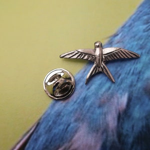 Swallow Lapel Pin - CC232- Bird, Bird Watching, and Wildlife Pins - Etsy