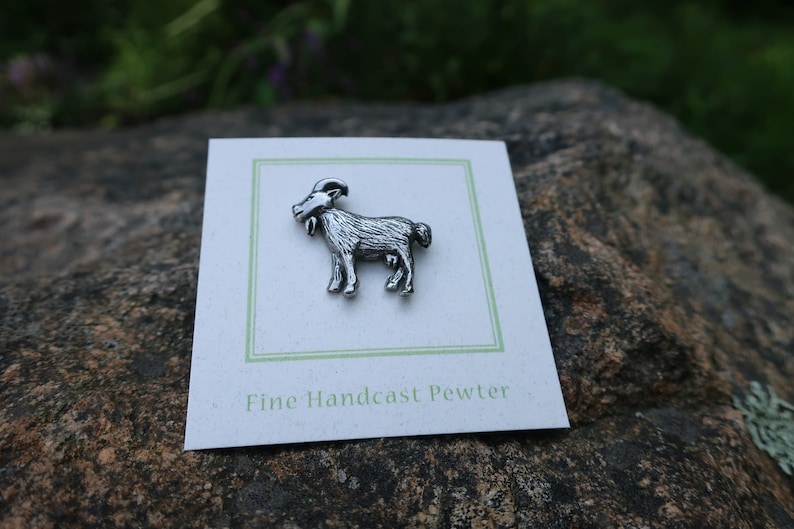 Goat Lapel Pin CC639 Goat Farm Farming G.O.A.T Greatest | Etsy