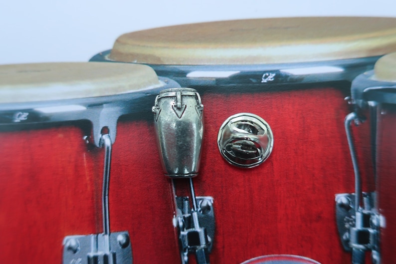 Hand Cast Pewter Conga Drum Lapel Pin – Music Teacher Gift - Etsy