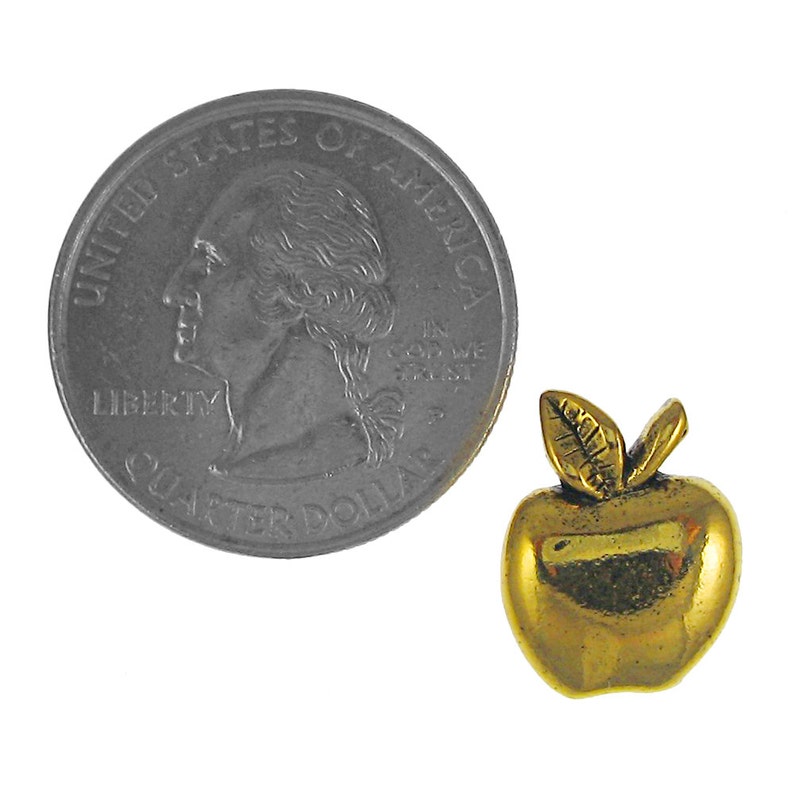 Gold Apple Lapel Pin-CC121G Teacher Education and School | Etsy