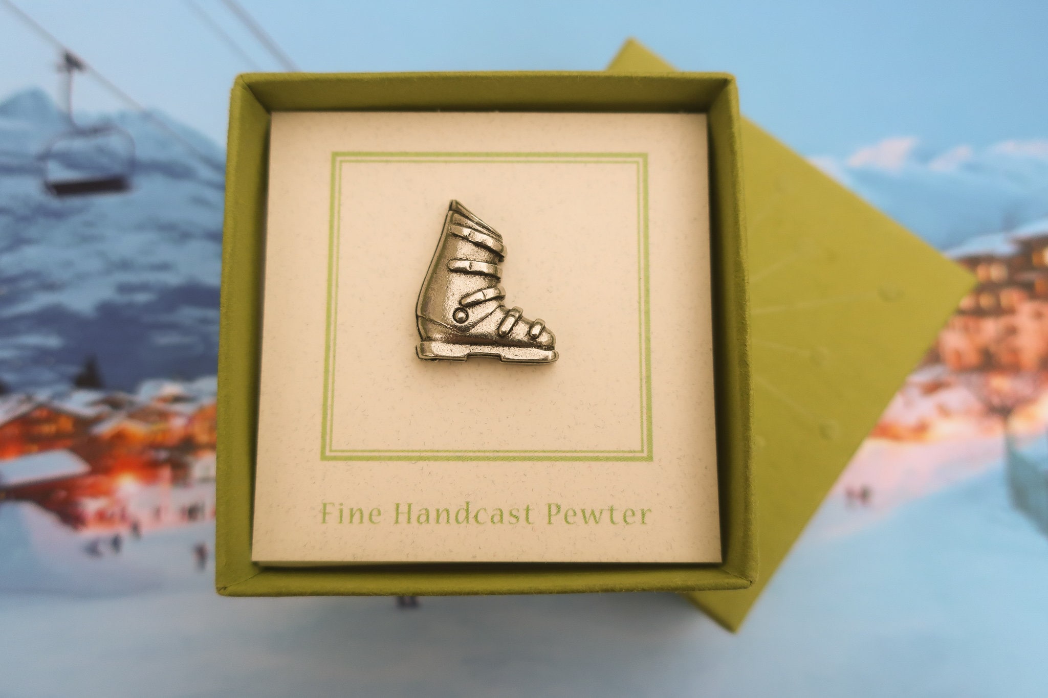 Ski Boot Lapel Pin - CC225- Downhill Skiing Gifts and Pins, Winter ...