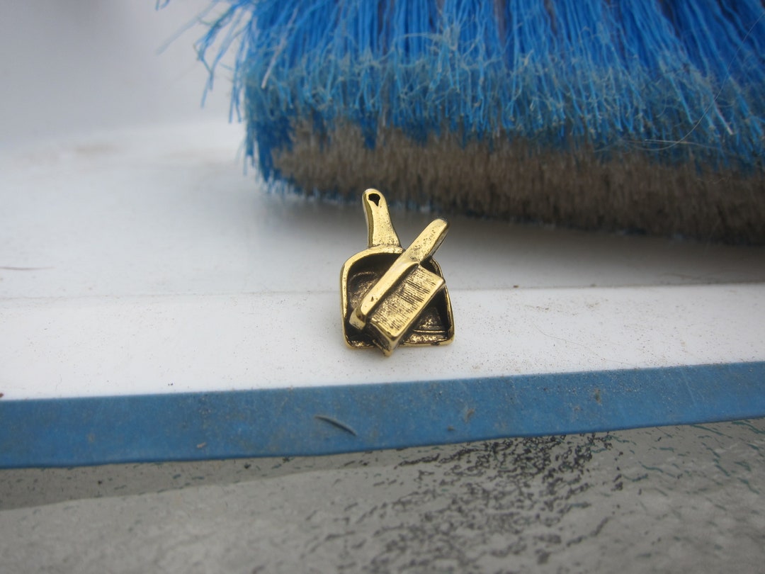 Gold Dust Pan and Brush Lapel Pin- CC331G- Cleaning Services, Maid ...