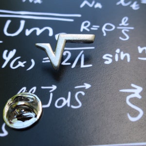 Radical Lapel Pin - CC368- Math and Teacher Pins and Gifts - Etsy