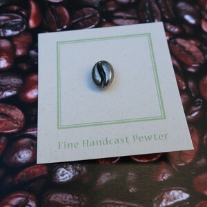 Large Coffee Bean Lapel Pin- CC482- Coffee, Espresso, and Morning Pins ...