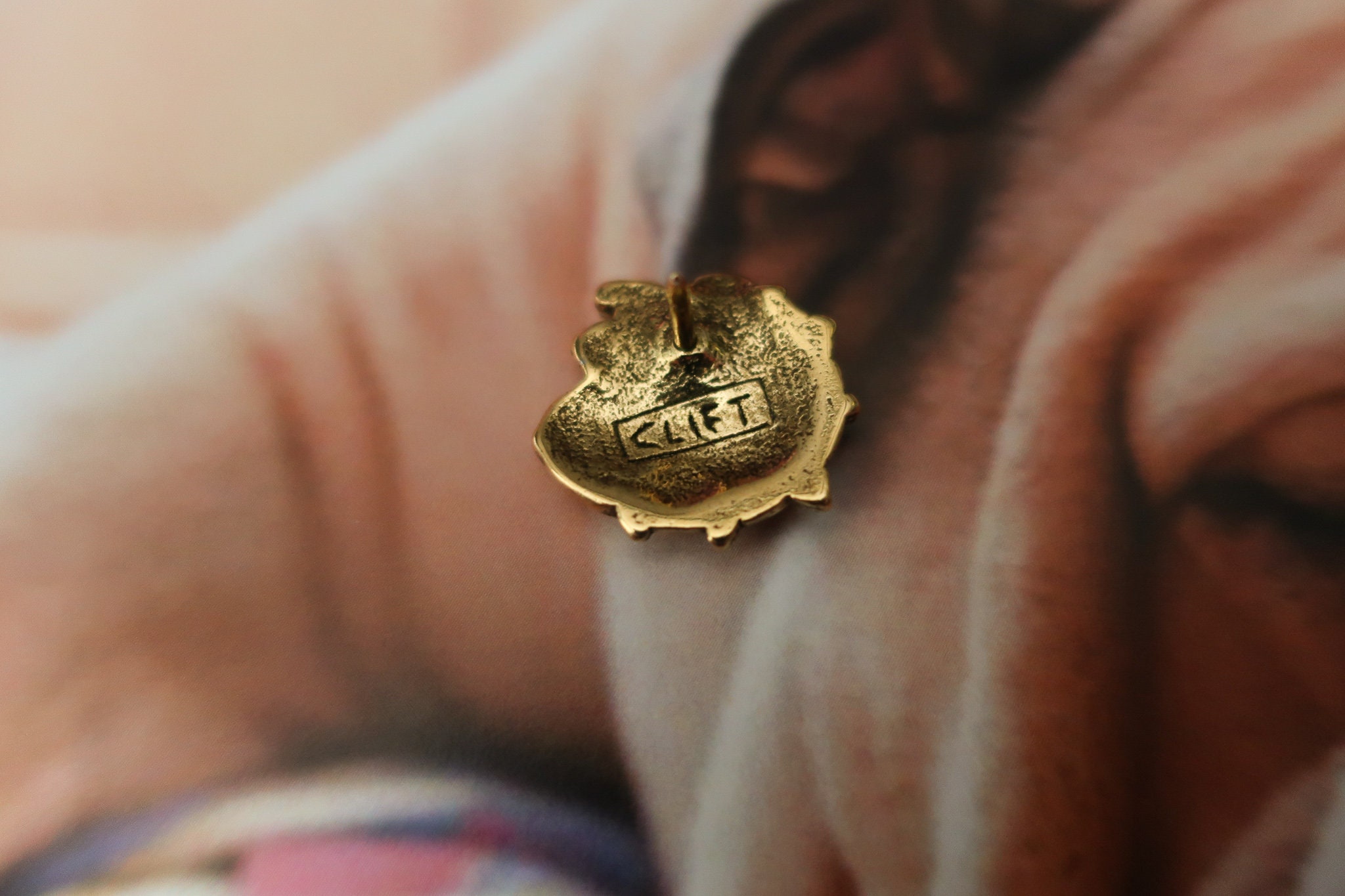 Bulldog Gold Dipped Pewter Lapel Pin CC537G English - Etsy