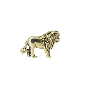 Lion Lapel Pin - Cc247g-safari and Zoo Animal Pins - Etsy