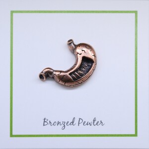 Copper Stomach Lapel Pin- CC619C- Medical and Anatomy Pins- Digestion ...