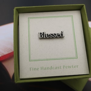 Blessed Lapel Pin - CC535- Blessing, Receiving a Blessing, Religion ...