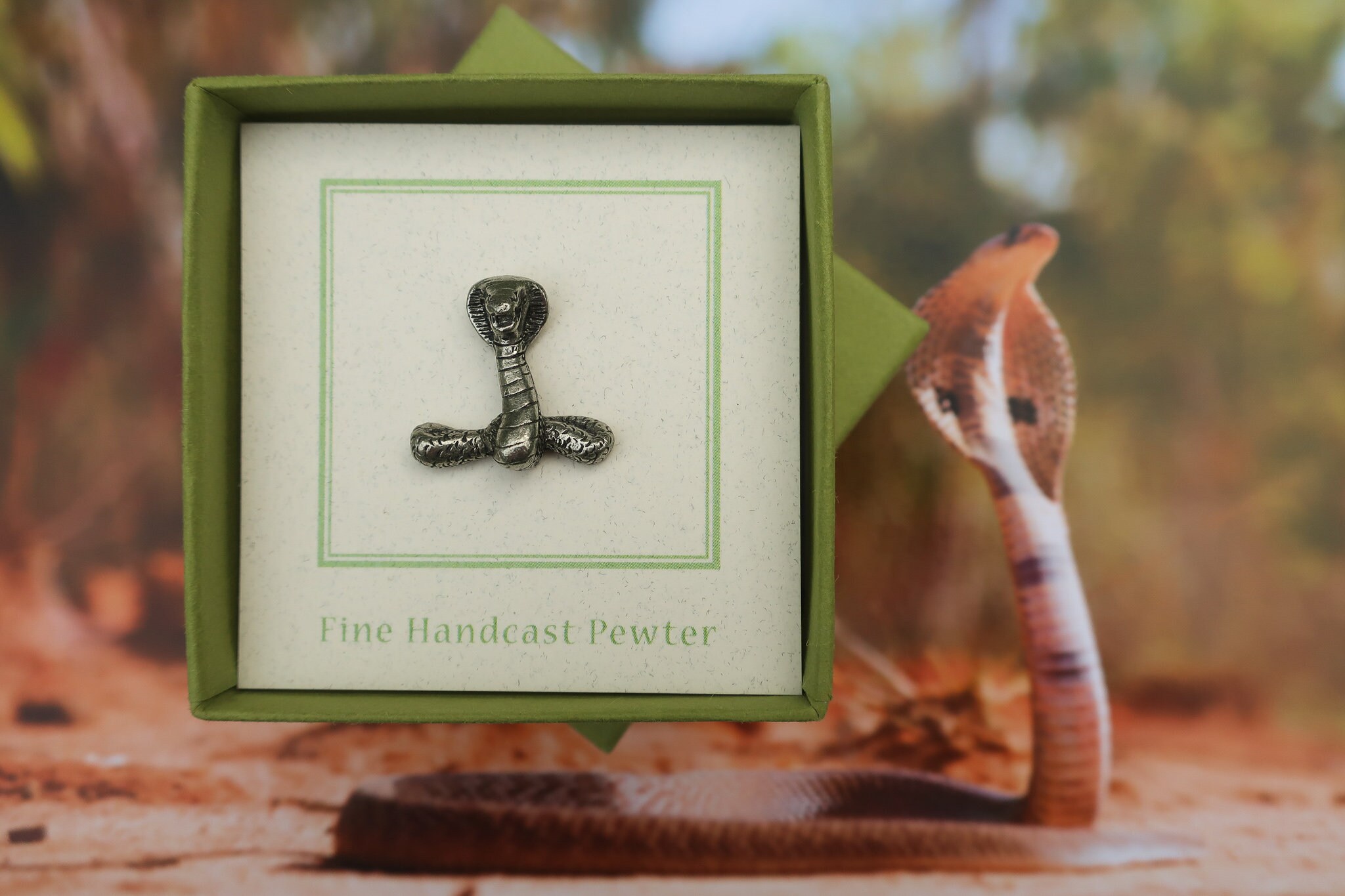 Cobra Lapel Pin CC313 Snake and Reptile Pins | Etsy