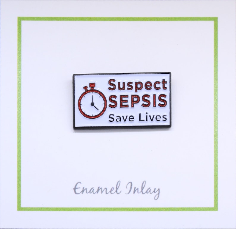 Sepsis Enamel Lapel Pin- EP112- Sepsis, Sepsis Shock, Infection, ICU ...