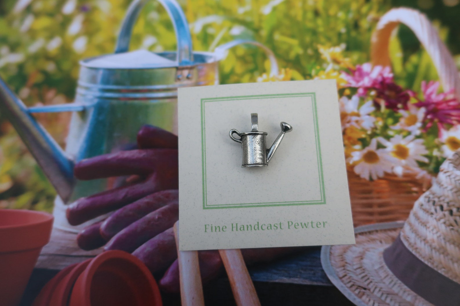 Watering Can Lapel Pin CC161 Watering Can Garden and - Etsy