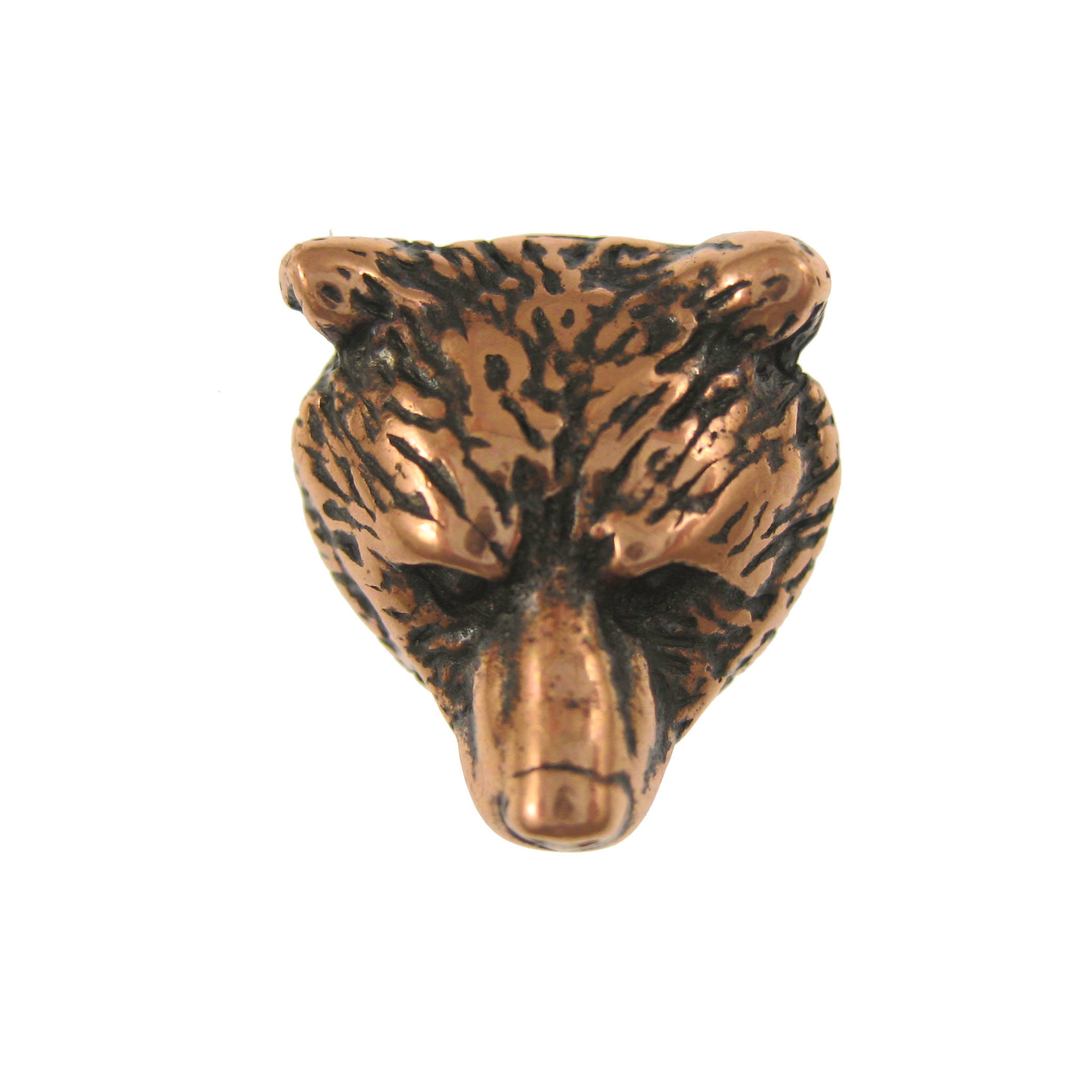 Bear Head Copper Dipped Pewter Lapel Pin CC542C Bears | Etsy